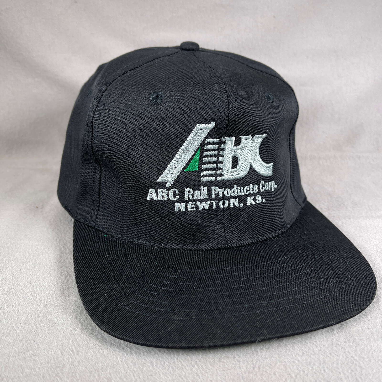 Vintage ABC Rail Products Hat Mens One Size Black Sna… - Gem