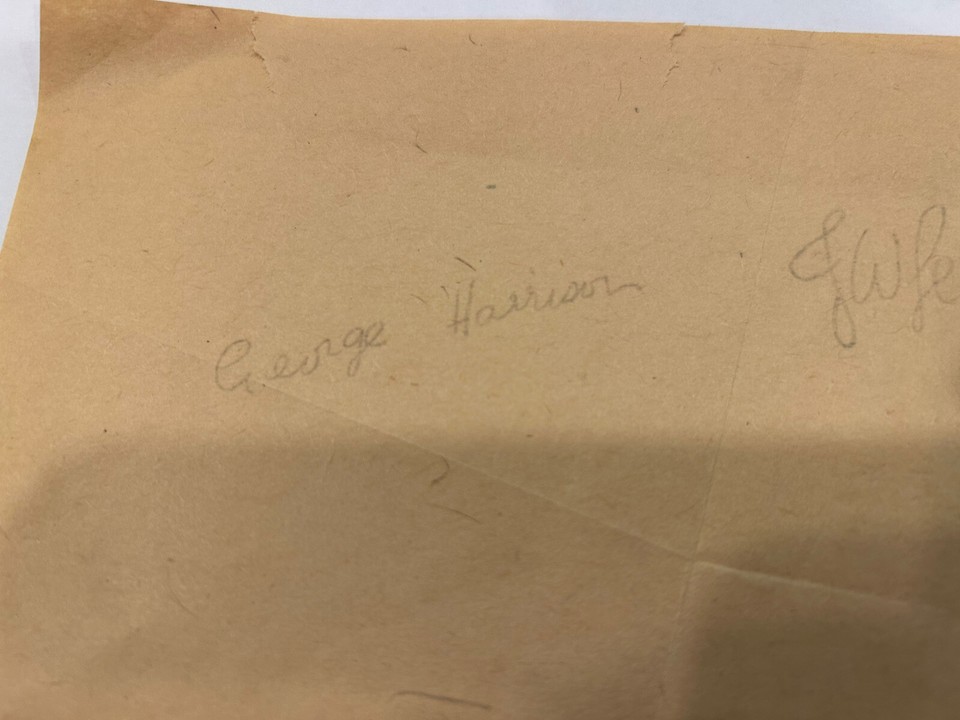 SIGNED Early BEATLES AUTOGRAPH Paper 1960 Or 1961 Lennon McCartney Rare ...