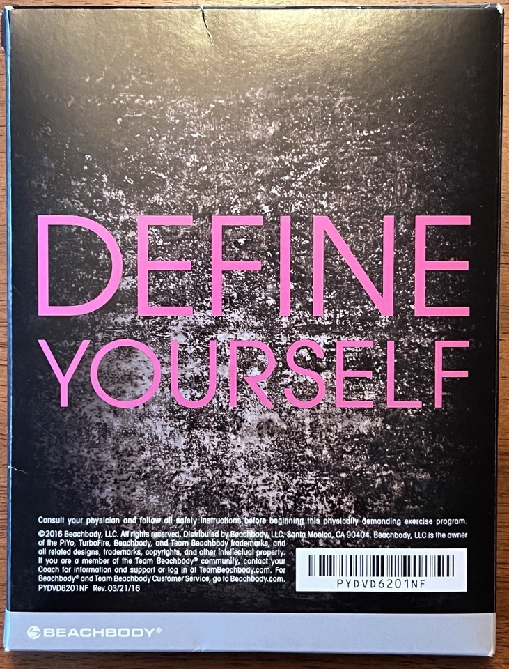 Piyo Workout 3 DVD Set Define Yourself Chalene Johnson - Unused, Like ...