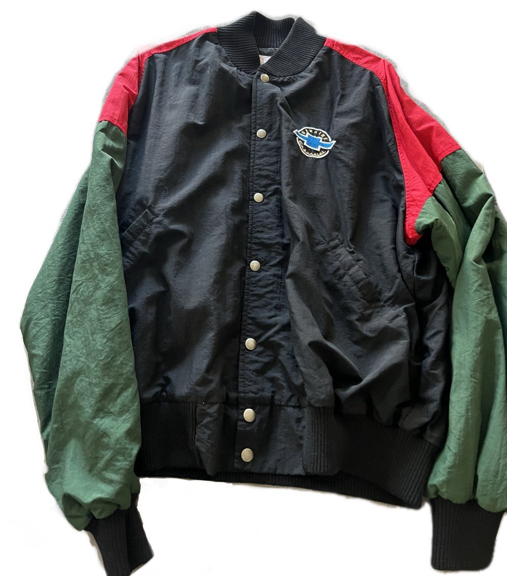 Vintage Legends Genuine Chevrolet Logo Jacket Black G… - Gem