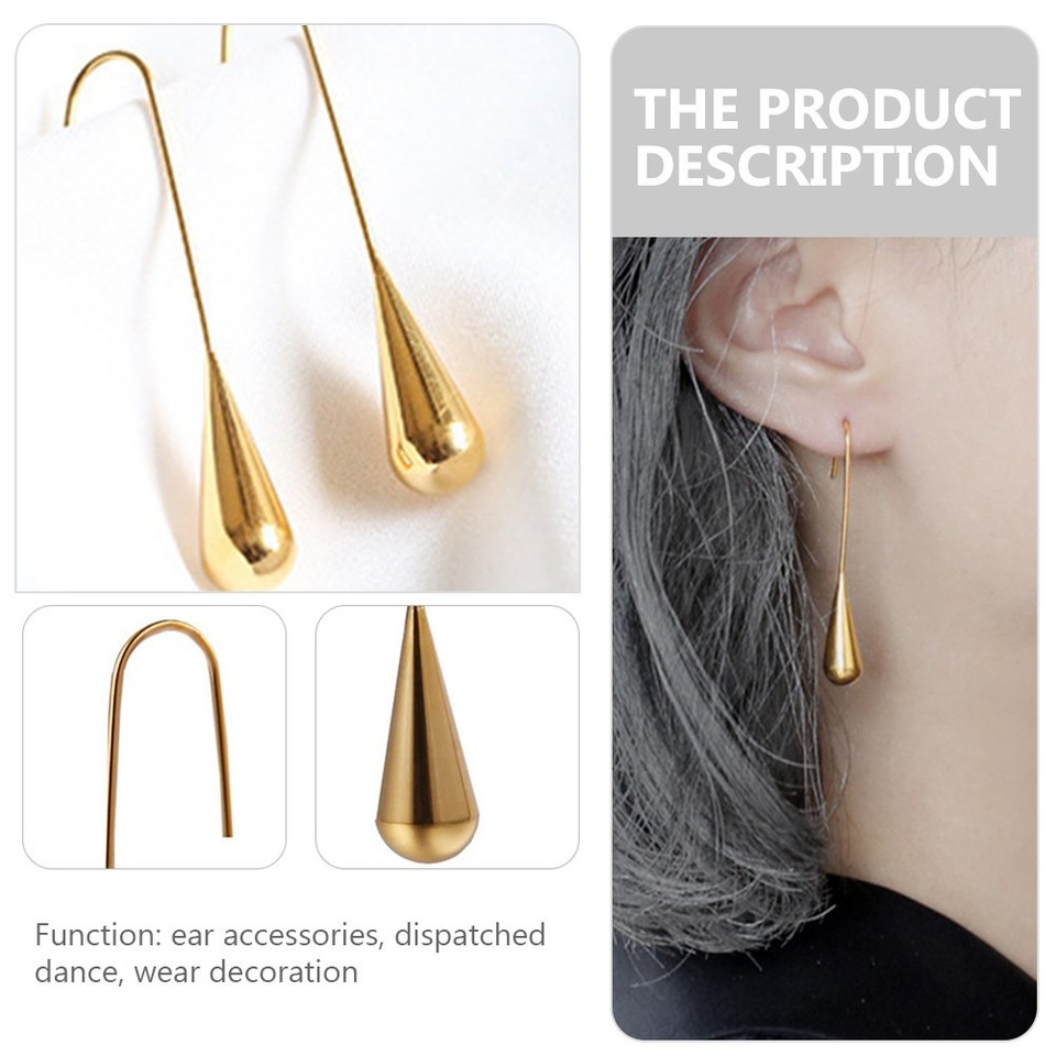 1 Pair Drip Ear Pendants Women Fashion Ear Decor Ear Jewelry ...