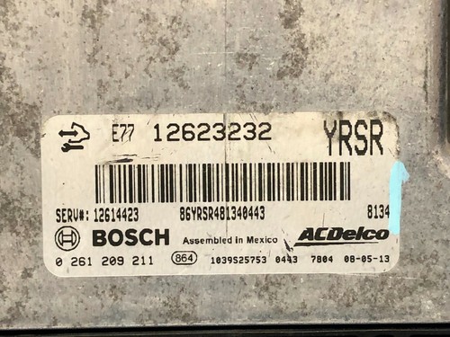 08 SUZUKI VITARA XL7 3.6 AT CONTROL MODULE ECU ECM 12623232 YRSR ...
