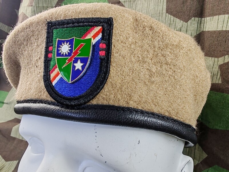 Us Army 75th Ranger Regiment Beret Flash Ebay