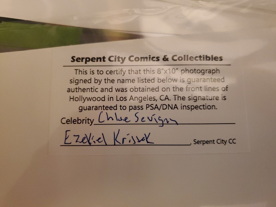 Chloe sevigny Signed 8x10 Photo Autographed COA SCCC | eBay