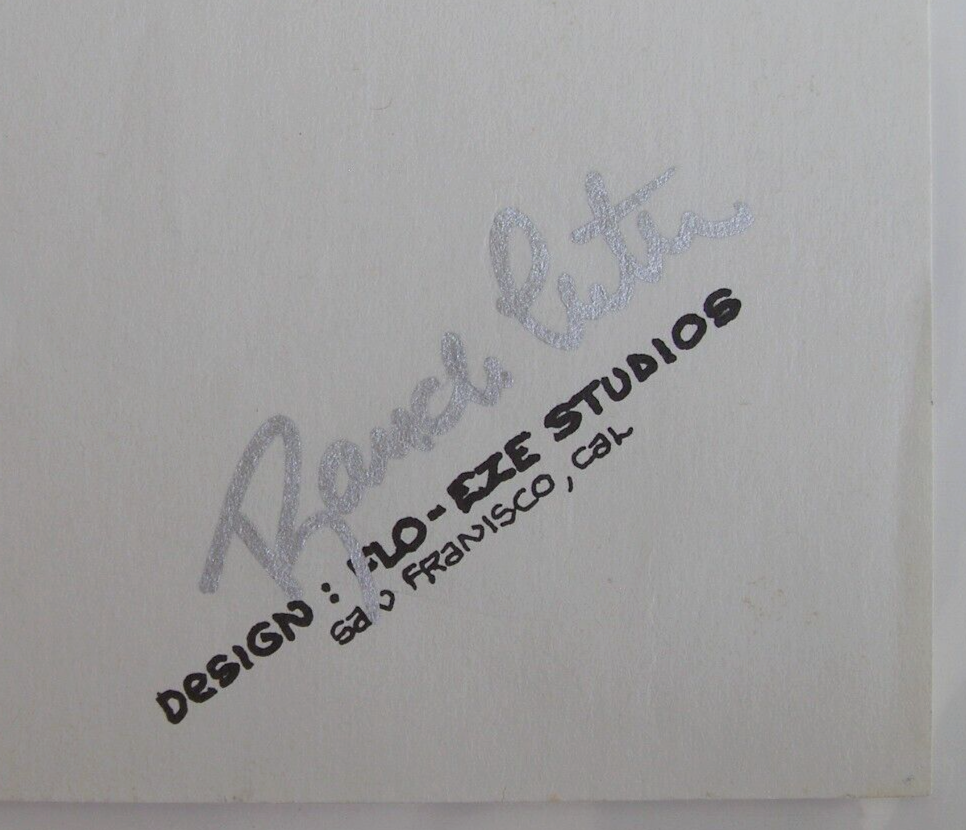 Stoneground Concert Poster Signed by artist Randy Tuten, 1972 | eBay