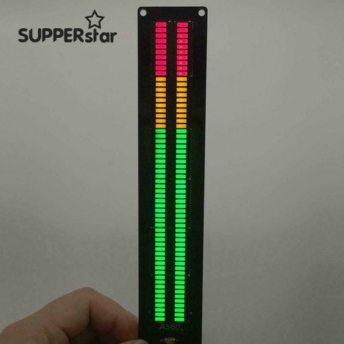 AS60 LED Digital Music Spectrum Audio Sound Level Display VU Meter ...