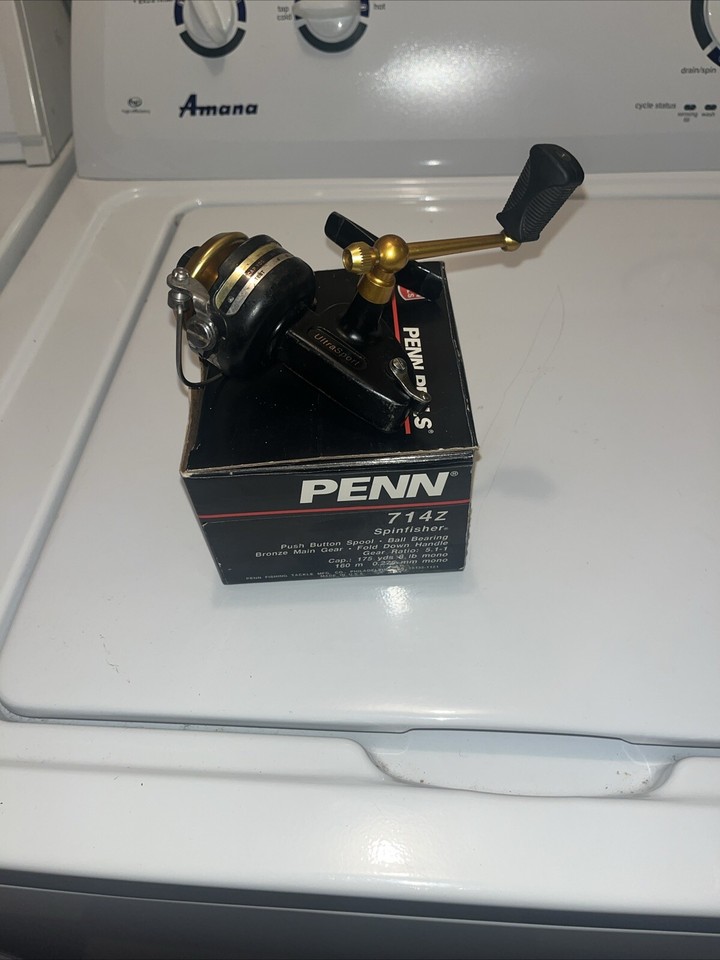 Penn Model 714Z Ultra Light Spinning Reel In The Box / Paper Work ...