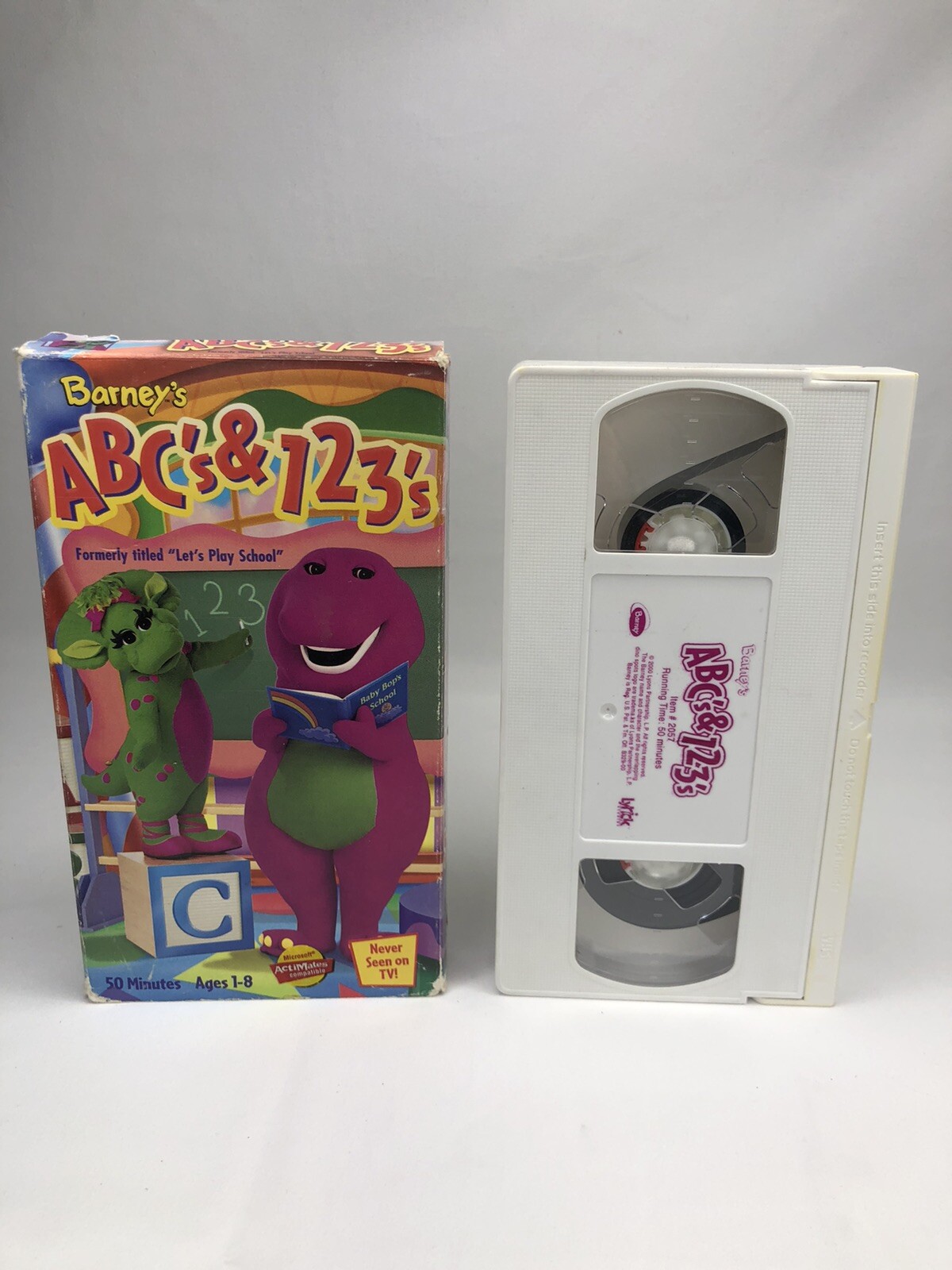 Lyons Group Barney's ABC's & 123's Kids Educational VHS Tape Tested | eBay