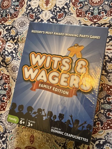 Wits and Wagers Family Edition History’s Most Award Winning Party Game ...