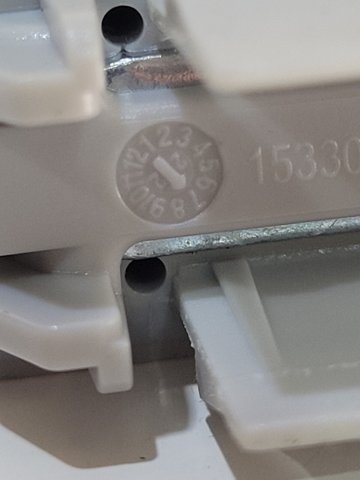 Tesla 1533088-00-D Model S Headliner Magnetic Visor Check Stop Part ...