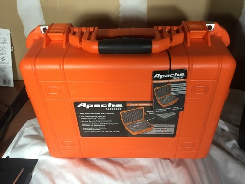 Apache 4800 Weatherproof Protective Case XL Cameras Orange No Foam ...