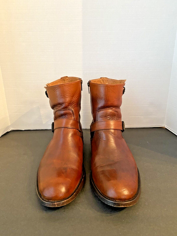 Frye Jacob Engineer Men's Boots (Cognac) Size 12 (Made in Mexico) | eBay