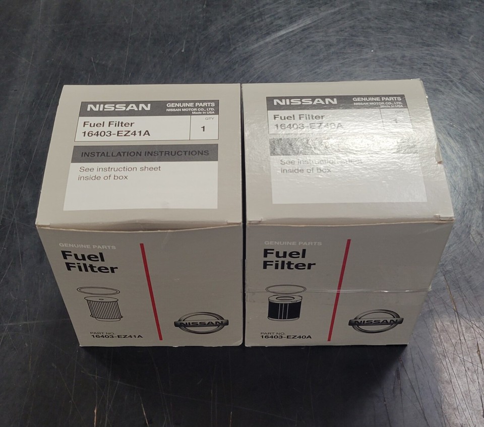 Genuine OEM Diesel Fuel Filter Kit for Nissan Titan XD 5.0L (16403 ...