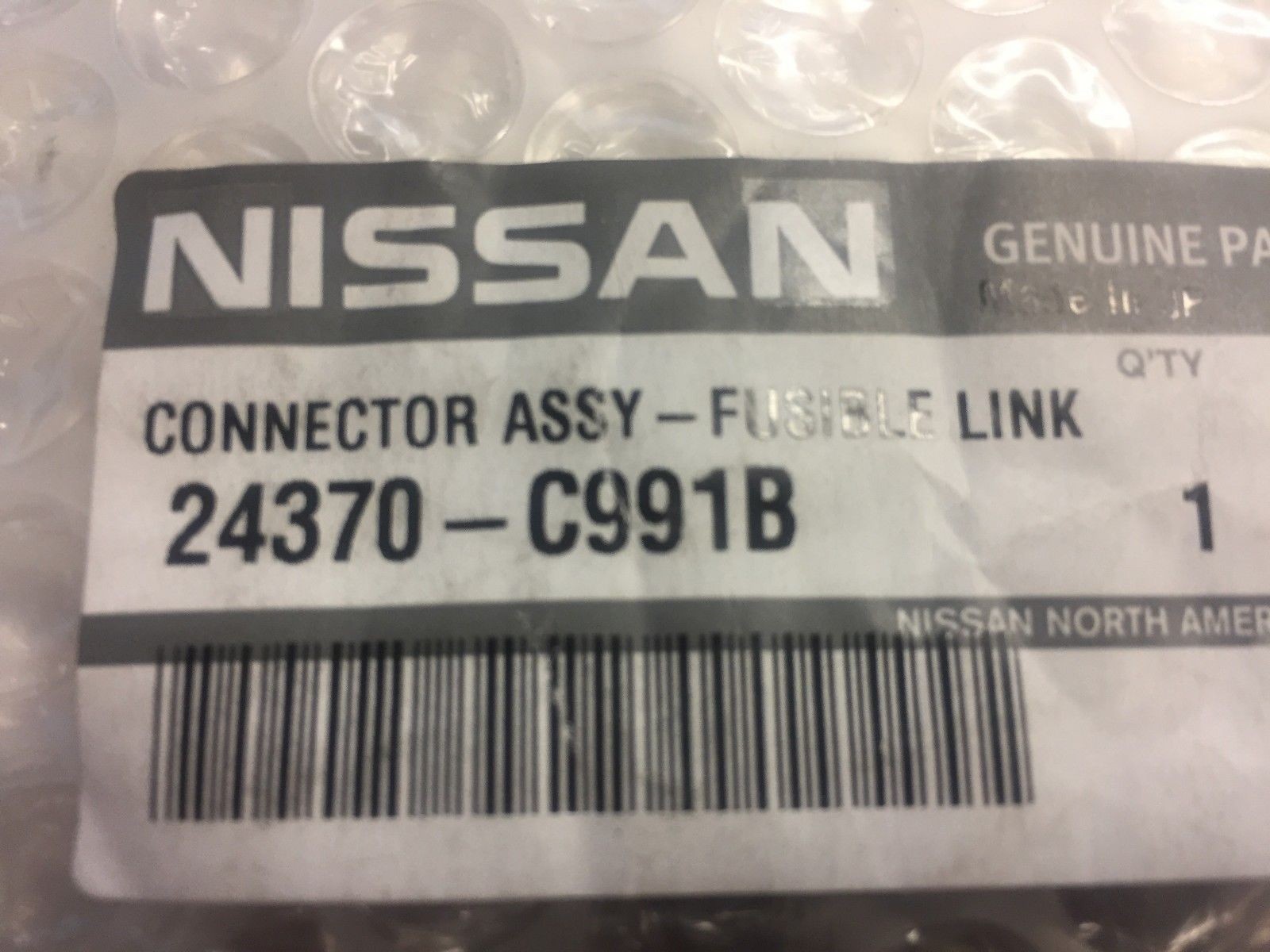 NEW OEM NISSAN FUSIBLE LINK - FUSE BLOCK ASSEMBLY - 40 40 40 AMP ...