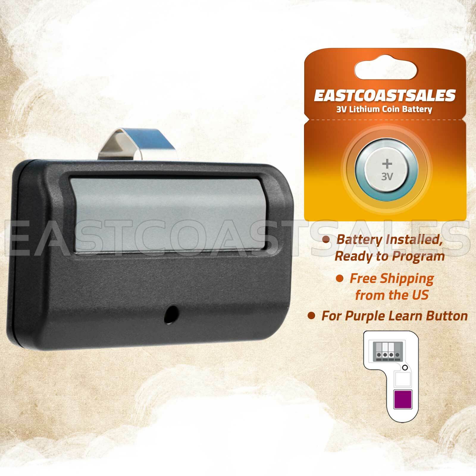 For 953D 953CD Chamberlain Compatible 1 Button 315mhz Garage Door ...