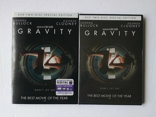 Gravity (DVD, 2013, Special Edition - 2-Disc Set) George Clooney Sandra ...
