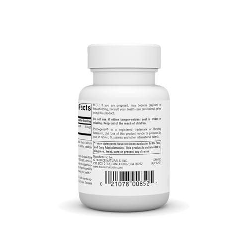Source Naturals Pycnogenol 50 mg Proanthocyanidin Complex - 60 Tablets ...
