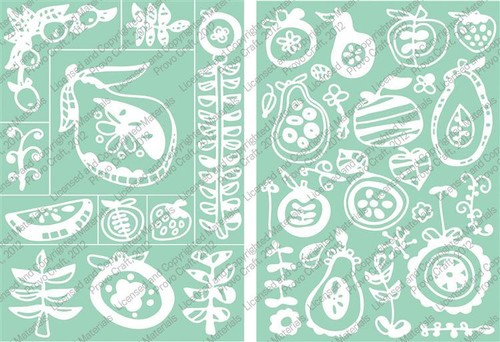 Cricut Cuttlebug Repositionable Fruit Punch Embossing Plates Set ...