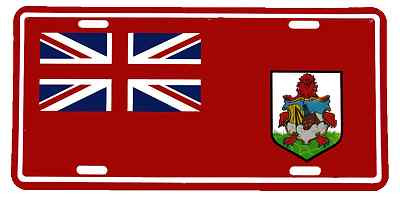 Bermuda Flag Island Country 6"x12" Aluminum License Plate Sign | eBay