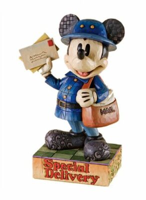 Jim Shore Postman Mickey Mailman Special Delivery 4009263 Disney ...