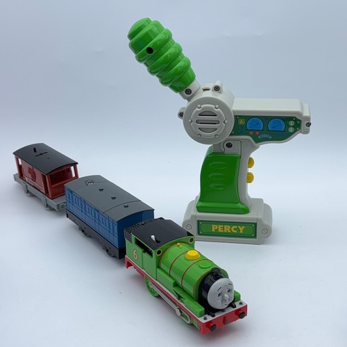 Thomas Trackmaster RC Percy Hit Toy VIDEO WORKS GUC Remote Control ...