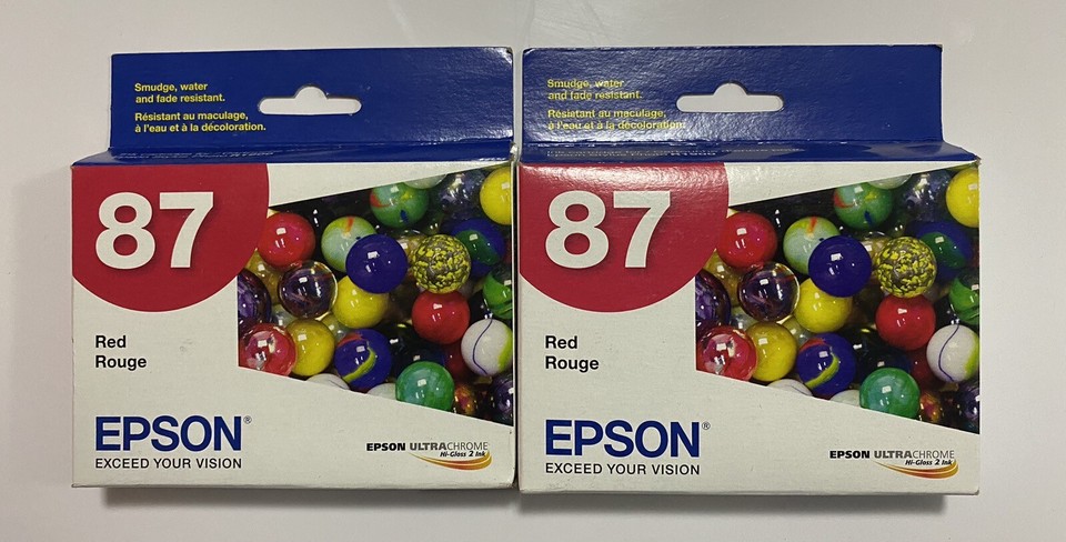 2014-2016 GENUINE SET 22 EPSON T0870-T0872-T0879 #87 INK STYLUS PHOTO ...