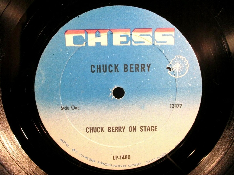 Chuck Berry Chess LP-1480 Chuck Berry on Stage Mono Blue/White Chess ...