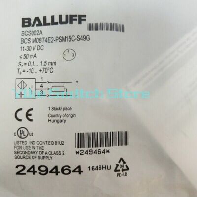 1PC New FOR BALLUFF Proximity Switch Sensor BCS002A BCS M08T4E2-PSM15C ...