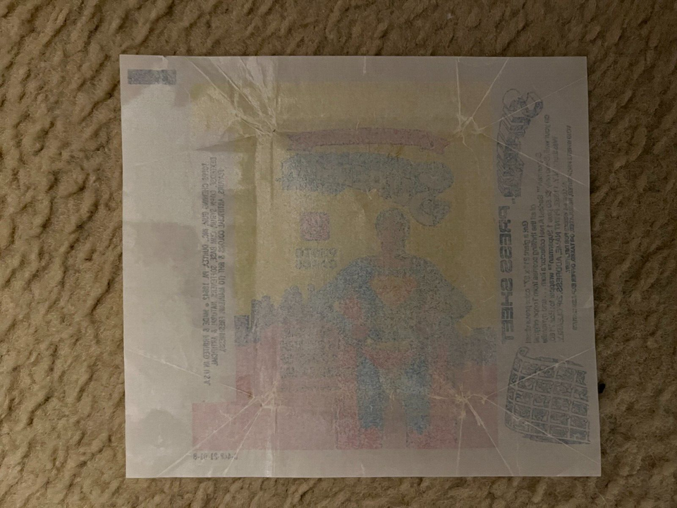 1978 Topps Superman the Movie 2nd Series Wrapper Only ExMt | eBay