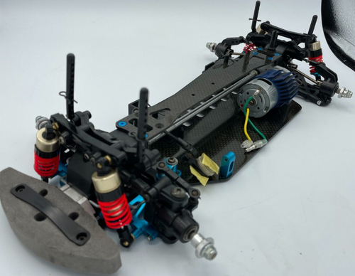For parts TAMIYA TB-01 TB01 carbon chassis with motor vintage rare | eBay