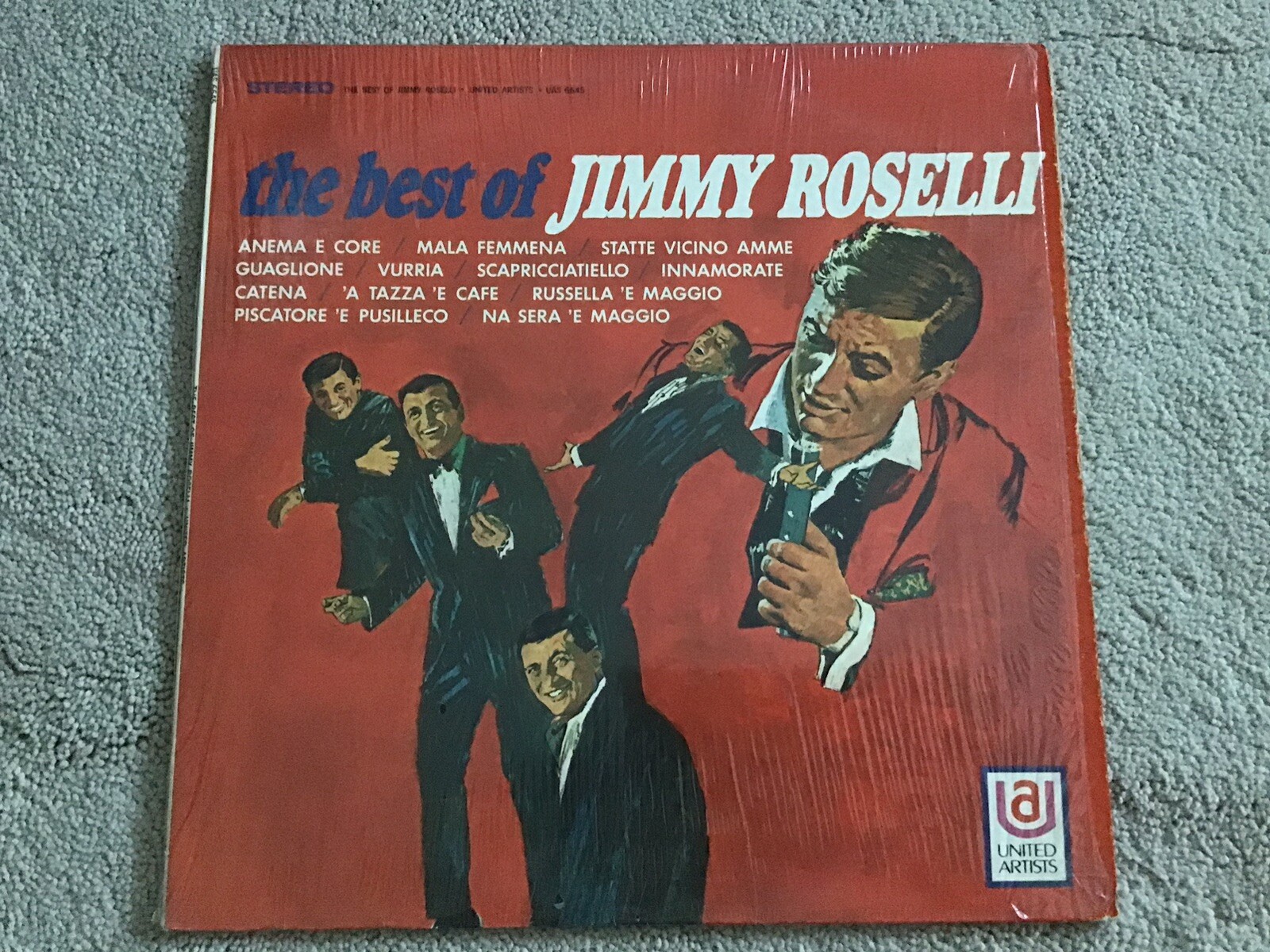 Vintage 1968 The Best of Jimmy Roselli Record Album UAS6645 United ...