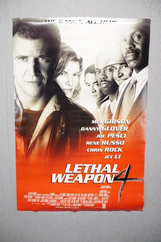 Lethal Weapon 4 Movie Poster