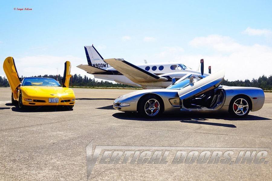 Chevrolet Corvette C5 1997-2004 Direct Bolt on Vertical Doors Inc lambo ...