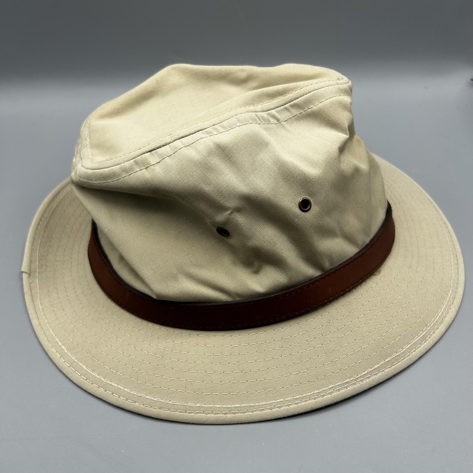 Stetson Hat Boonie Hat 7 1/4 - 7 3/8 Mens Tan Made in USA Banded ...