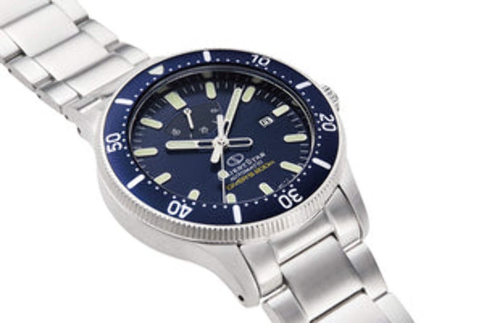 Orient ORIENT STAR Mechanical Sports Watch, Metal Strap - 43.6mm | Blue ...