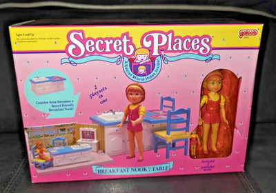 Lewis Galoob SECRET PLACES "Secret Rooms" -Breakfast Nook- Vintage NEW ...