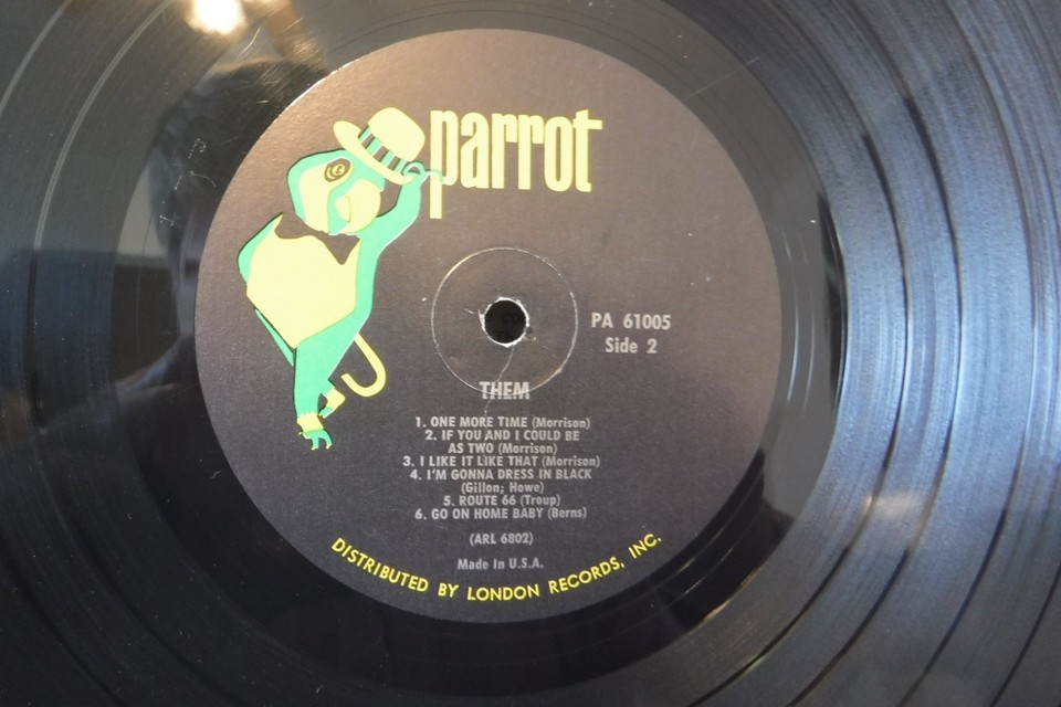 Them, Here Comes the Night, 1965 Parrot Records PA 61005 Mono Garage ...