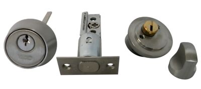 Omnia D90002A34.38.32D Stainless Steel One-Side Cylinder 2.38" Backset ...