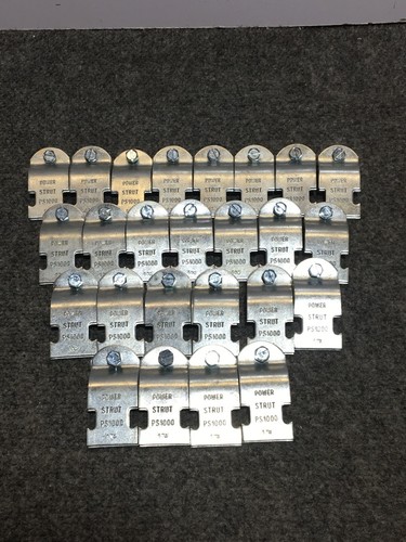 Lot of 25 Pairs Power Strut PS1000 1 TW Pipe Clamp Strap Straps | eBay