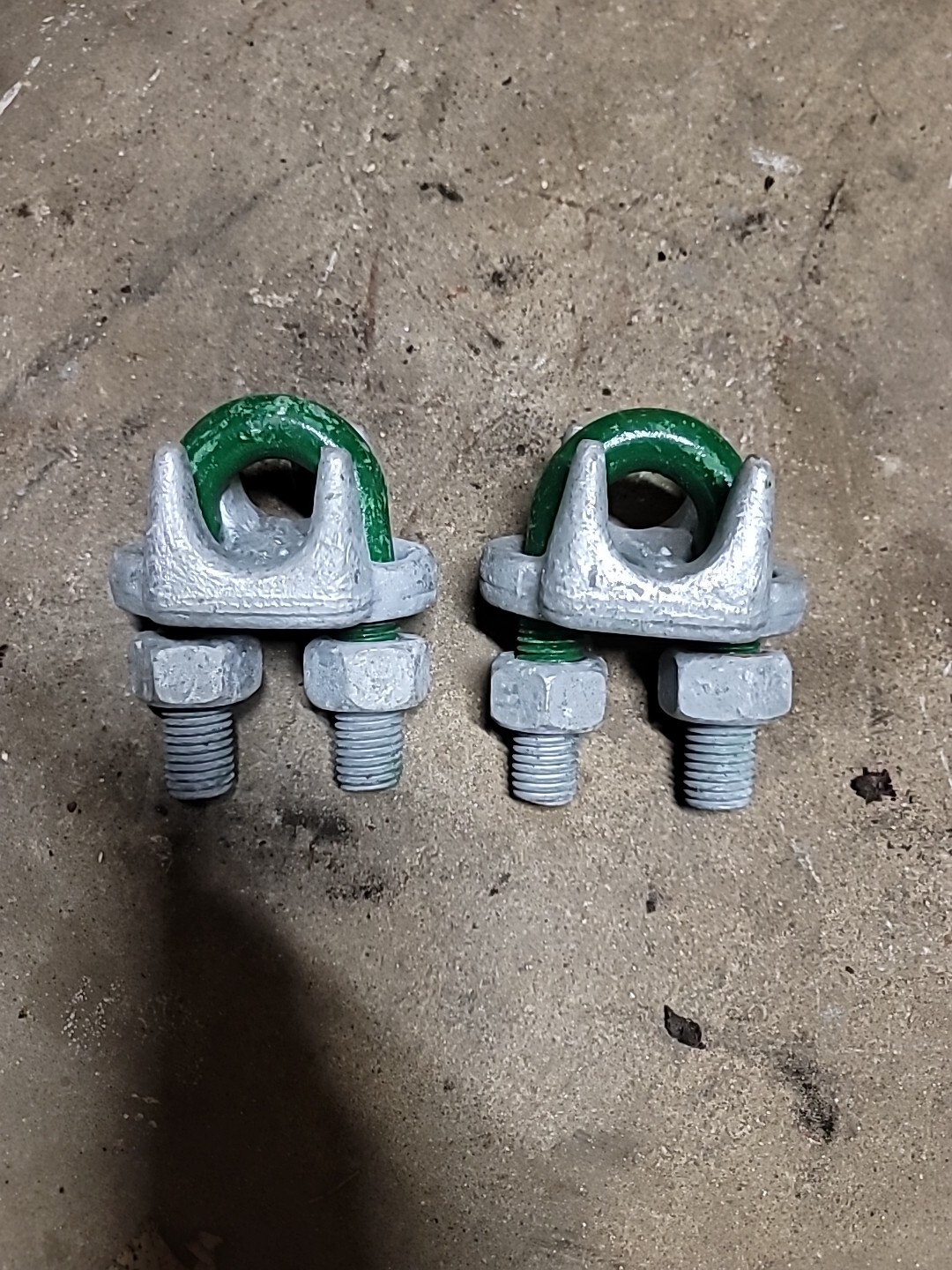 Green Pin 1 Inch Wire Rope Cable Clip Lot Of 2 | eBay