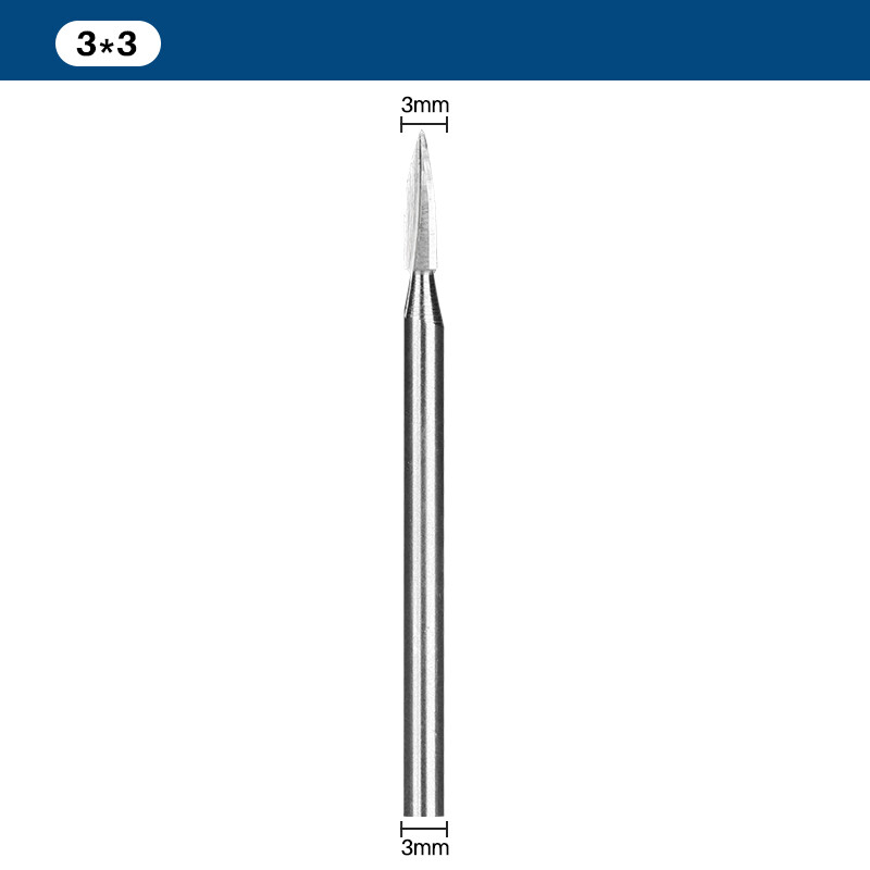 Wood Carving Bit HSS Engraving Drill Bit Wood Crafts for Dremel Rotary ...