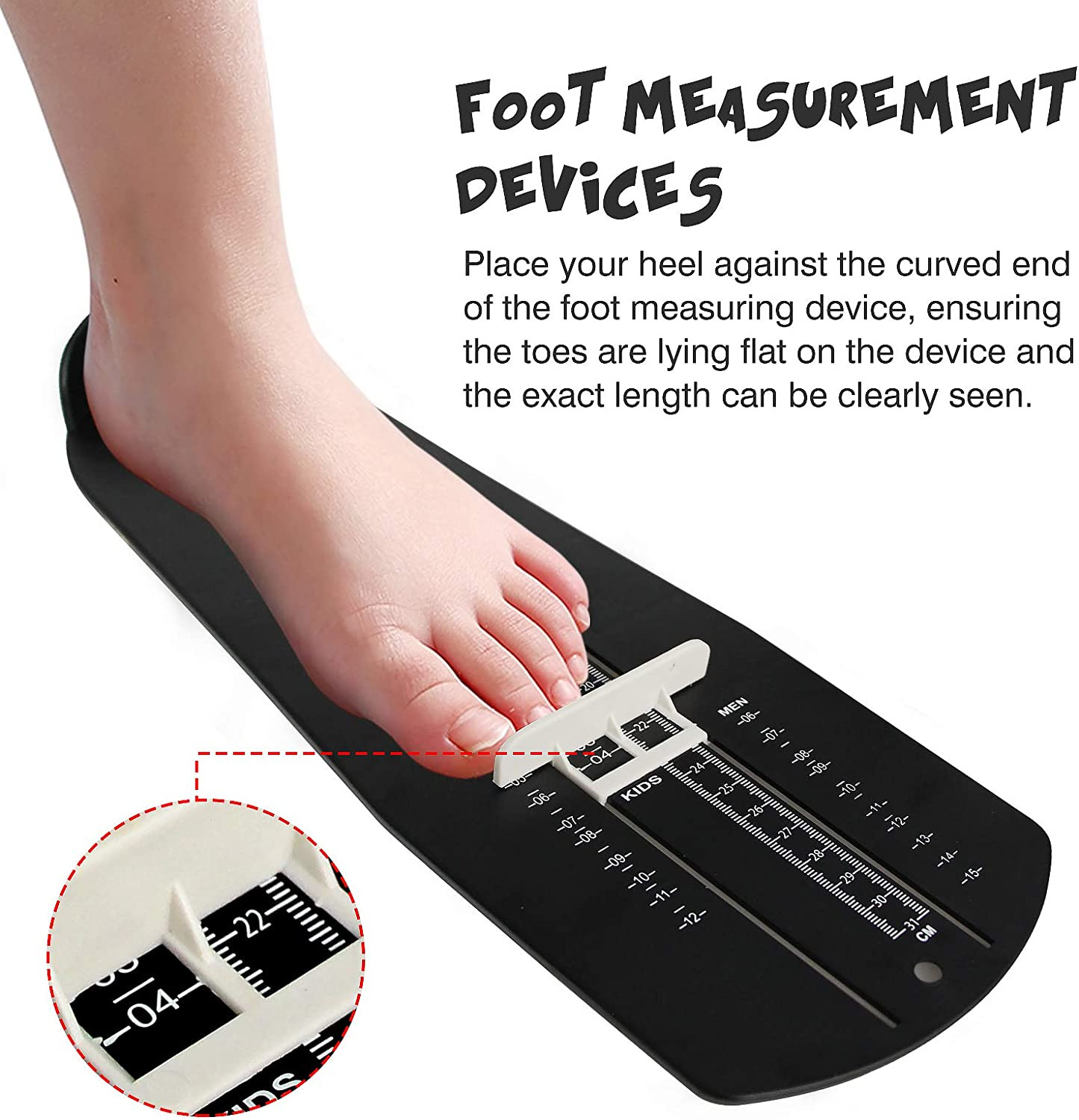Foot Measurement Device Shoe Size Measuring Devices f… - Gem