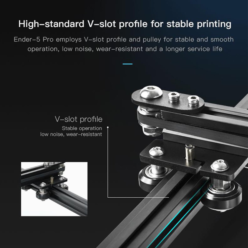 3D Drucker for Creality Ender-5 Pro DIY Kit FDM Silent 3D Drucker 3D ...