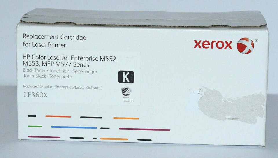 Xerox Black Toner 006R03466 Replaces CF360X HP Color LaserJet M552 M553 ...