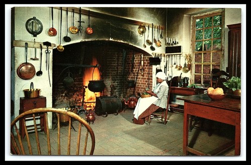 Williamsburg VA Governor's Palace Kitchen Postcard pc260 | eBay