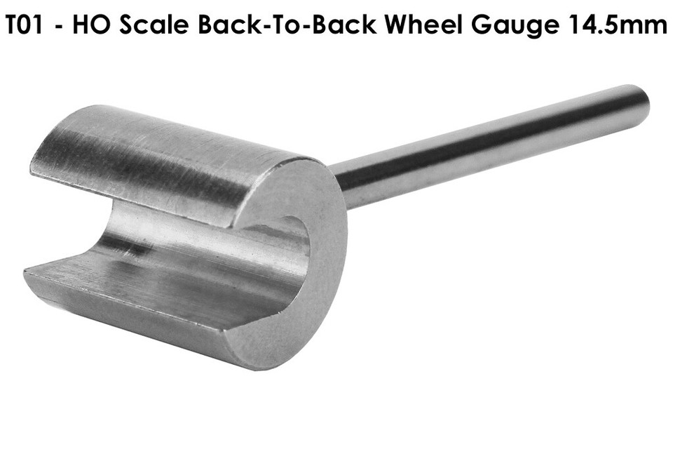 HO Scale Wheel Gauge Spacer Back-To-Back 14.5mm White Metal Model ...