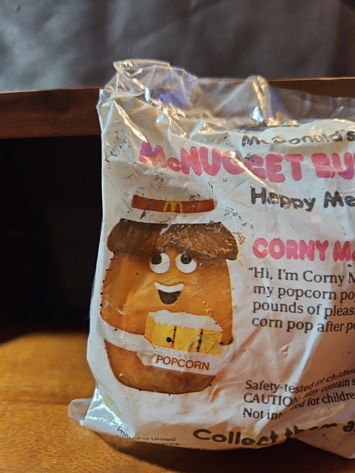 Vintage 1988 McDonalds Nugget Buddies Corny McNugget Happy Meal Toy ...