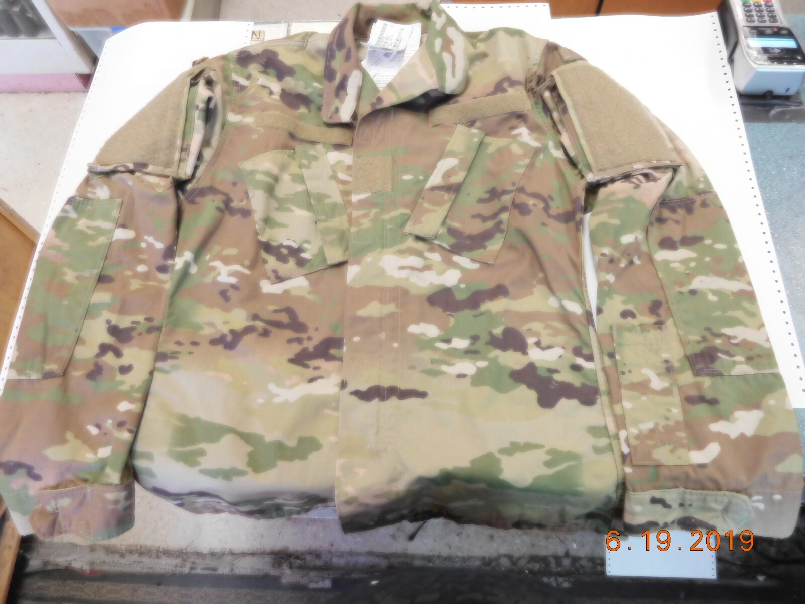 MultiCam Blouse Men's ACU Rip/Stop White Label Used Authentic RARE | eBay