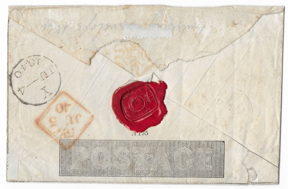 GB QV MULREADY 1d ENVELOPE WEXFORD with RED MX (m12) | eBay UK