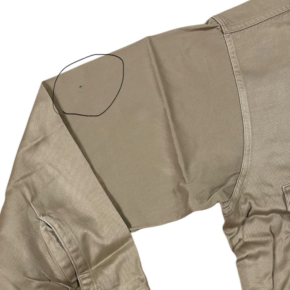 Hercules Luster Chino Button Shirt Sanforized Army Twill WWII 1940s ...